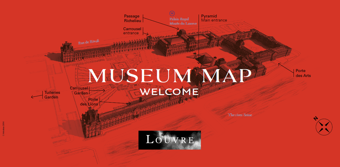 Map, entrances & directions - - All roads lead to the Louvre